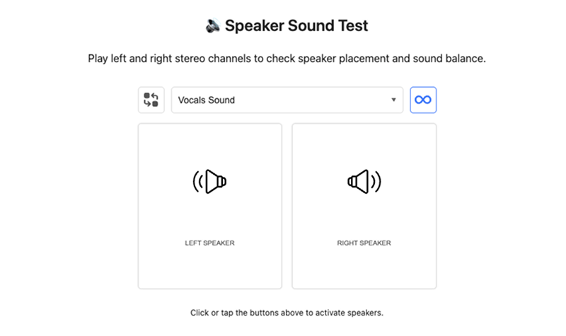 Speaker Sound Test - Check your Left/Right stereo speaker sound by Fix ...