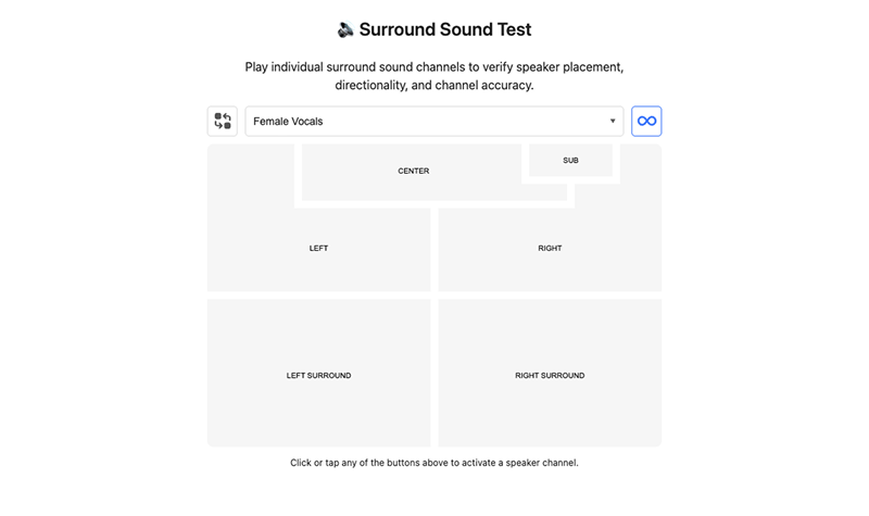 Surround Sound Test - Check your Surround Sound Speakers by Fix My Speakers
